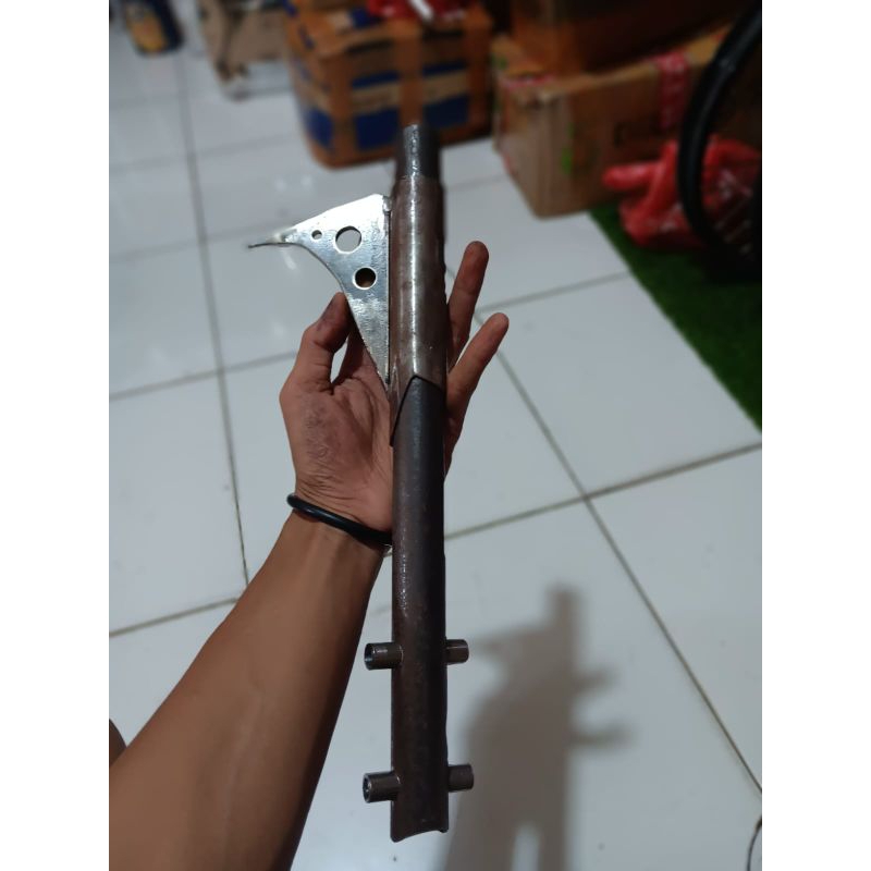 Jual Pipa rangka depan mesin cb gl Mp Tiger herex tebal 3mm set pemanis ...