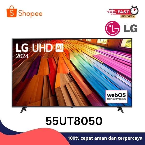 Jual LG 55UT8050 Tv 55 Inch Smart Tv 4K Uhd Hdr 10 Pro 2024 | Shopee ...