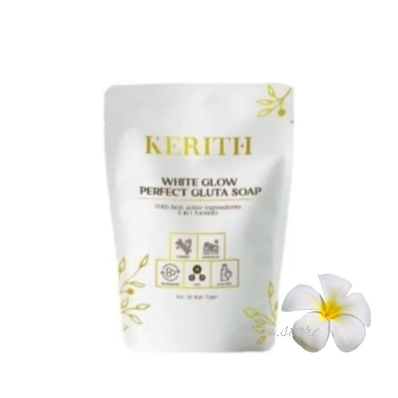 Jual 𝐊𝐄𝐑𝐈𝐓𝐇 𝐖𝐡𝐢𝐭𝐞 𝐆𝐥𝐨𝐰 𝐏𝐞𝐫𝐟𝐞𝐜𝐭 𝐆𝐥𝐮𝐭𝐚 𝐒𝐨𝐚𝐩 𝟔𝟎𝐠𝐫 | Shopee Indonesia