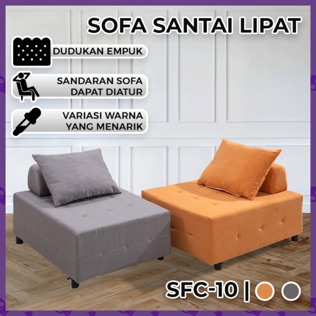 Jual Sofa Lesehan Kursi Lantai SFC-10 Sofa Lipat Serbaguna DS88 | Shopee Indonesia