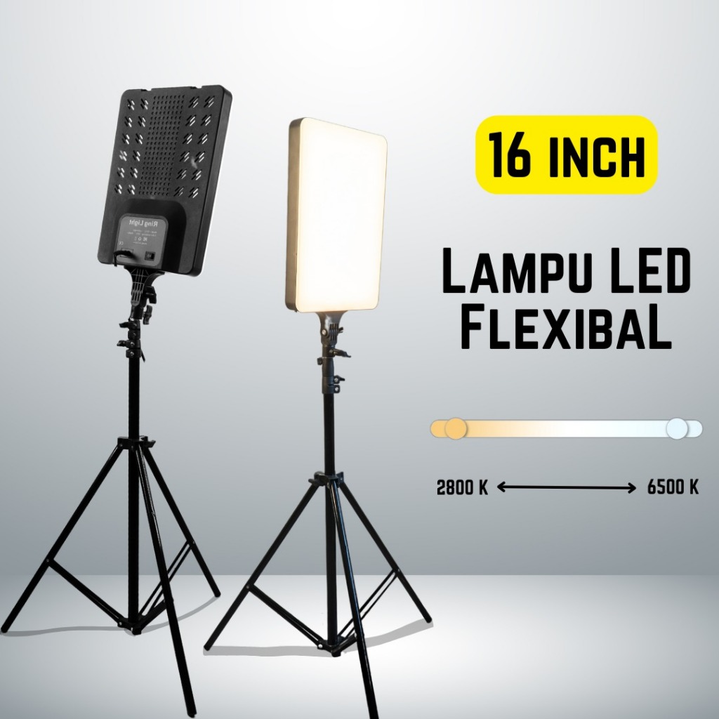 Jual Lampu Foto 16inch Led Lampu Lighting Lampu Sorot Lighting Studio ...