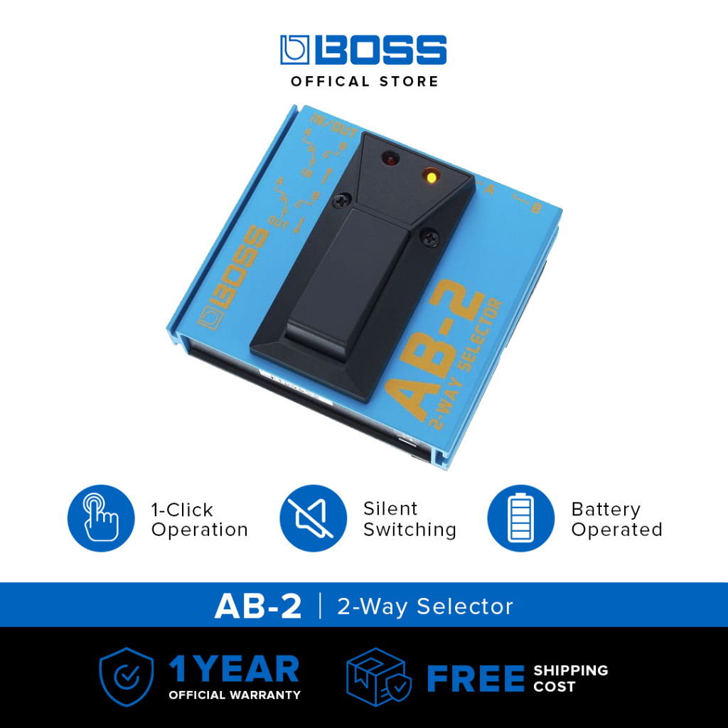 Jual BOSS AB-2 Footswitch 2-Way Selector Pedal | Shopee Indonesia
