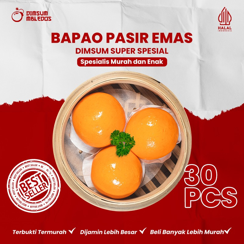 Jual Dimsum Bakpao pasir Emas / Kuning Telur Asin isi 30 Pcs - Frozen ...
