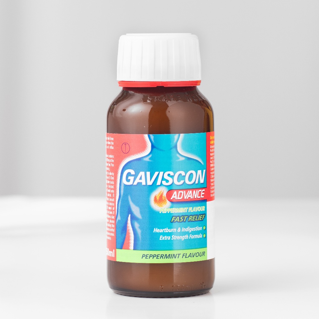 Jual GAVISCON ADVANCE LIQUID 150 ML ORIGINAL IMPOR OBAT MAAG HEARTBURN ...