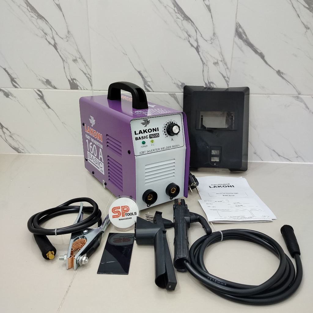 Jual MESIN TRAVO LAS / TRAFO LAS INVERTER BASIC LAKONI 162IXS 900W 160A ...