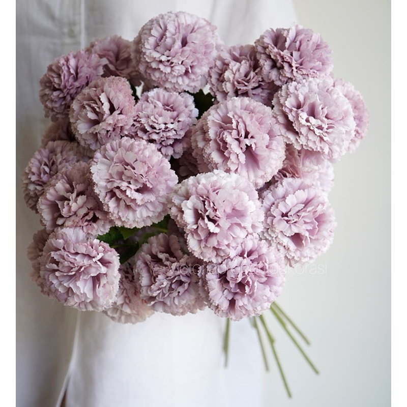 Jual victoriapropertidekorasi Bunga Artificial Gompi Carla 5 Cabang ...