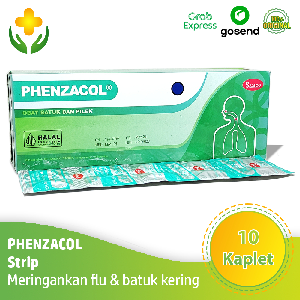 Jual Phenzacol Strip 10 Kaplet Obat Flu Batuk Pilek Demam | Shopee ...