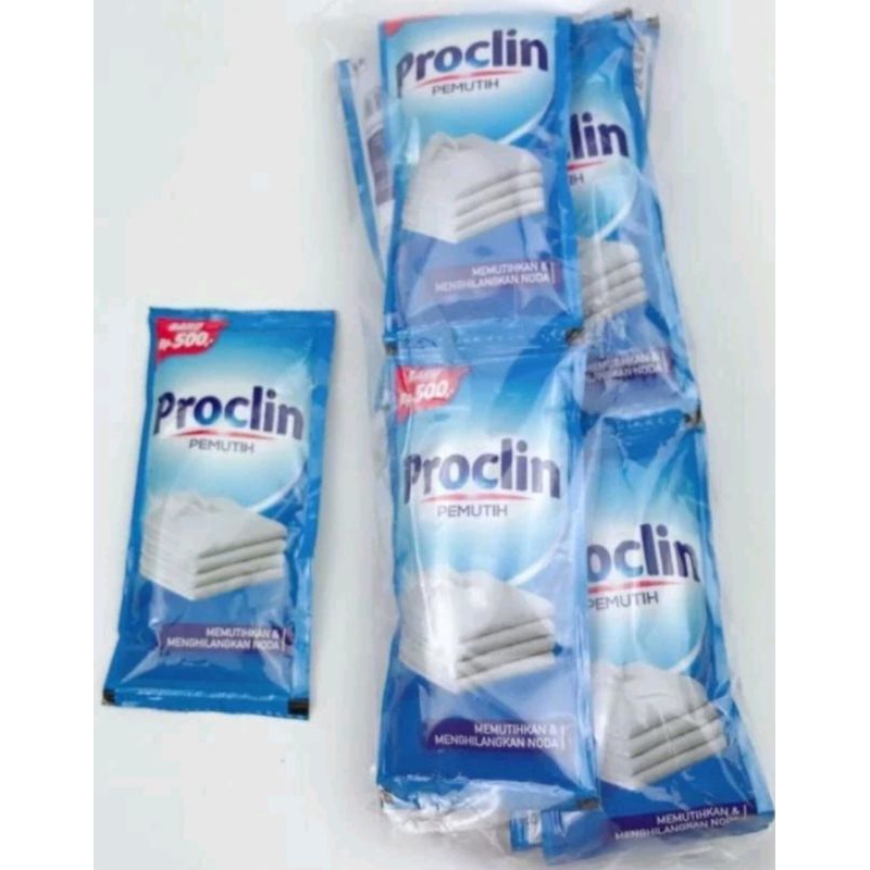 Jual PROCLIN PEMUTIH SASET ISI 12 PCS | Shopee Indonesia