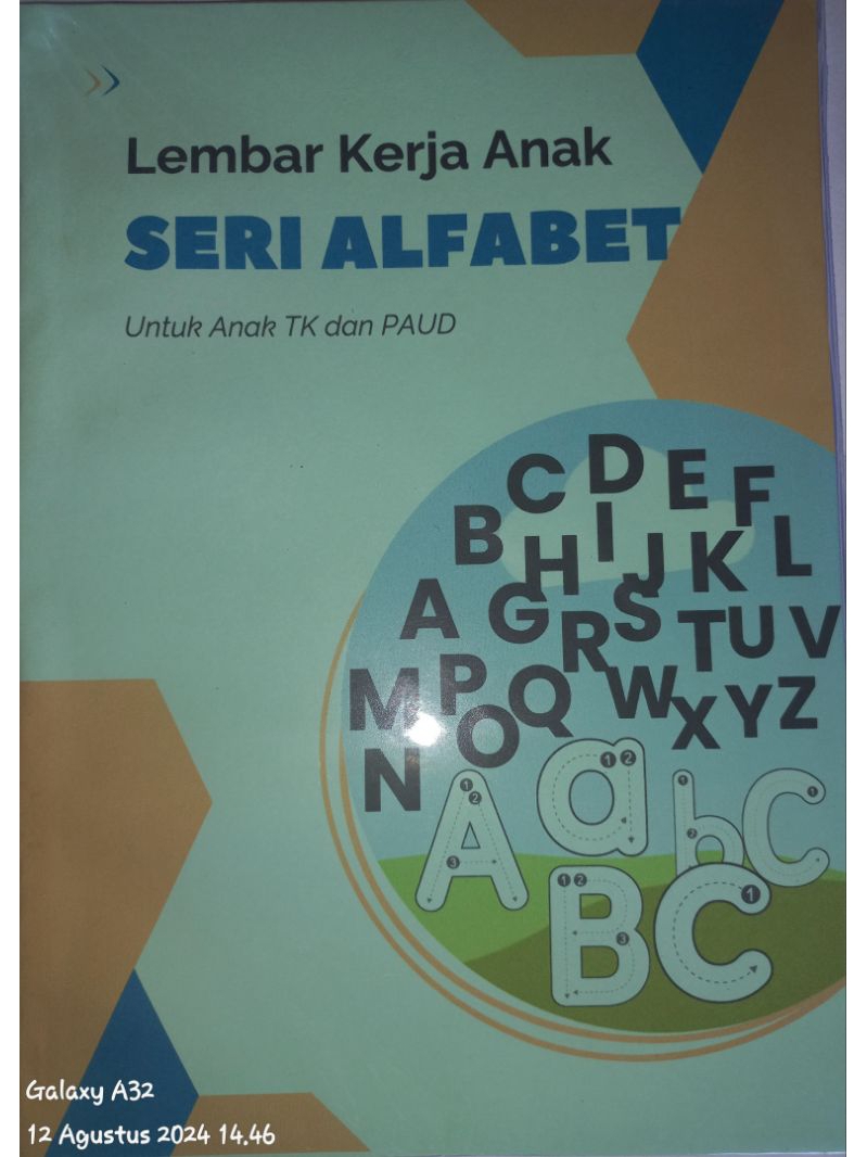 Jual Lembar Kerja Anak (Worksheet Printable) Seri Alfabet | Shopee ...