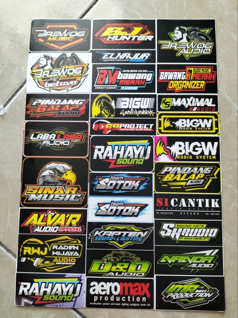 Jual STIKER SOUND | STIKER AUDIO | STIKER SOUND SYSTEM | STIKER CROMO ...
