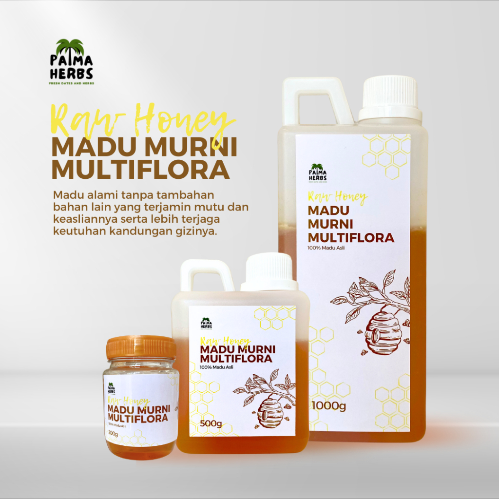 Jual MADU MURNI MULTIFLORA MADU ASLI MURNI RAW HONEY | Shopee Indonesia