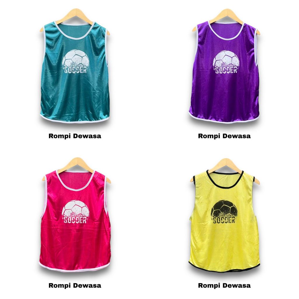 Jual ( Rompi Dewasa ) Rompi Olahraga Sepakbola Rompi Sport Training ...
