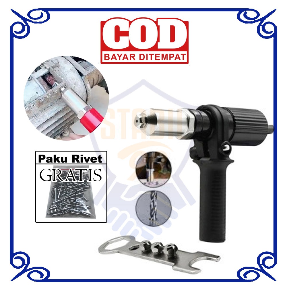 Jual Mata Bor Adaptor Mesin Bor Tang Alat Rivet Otomatis Bahan Besi ...