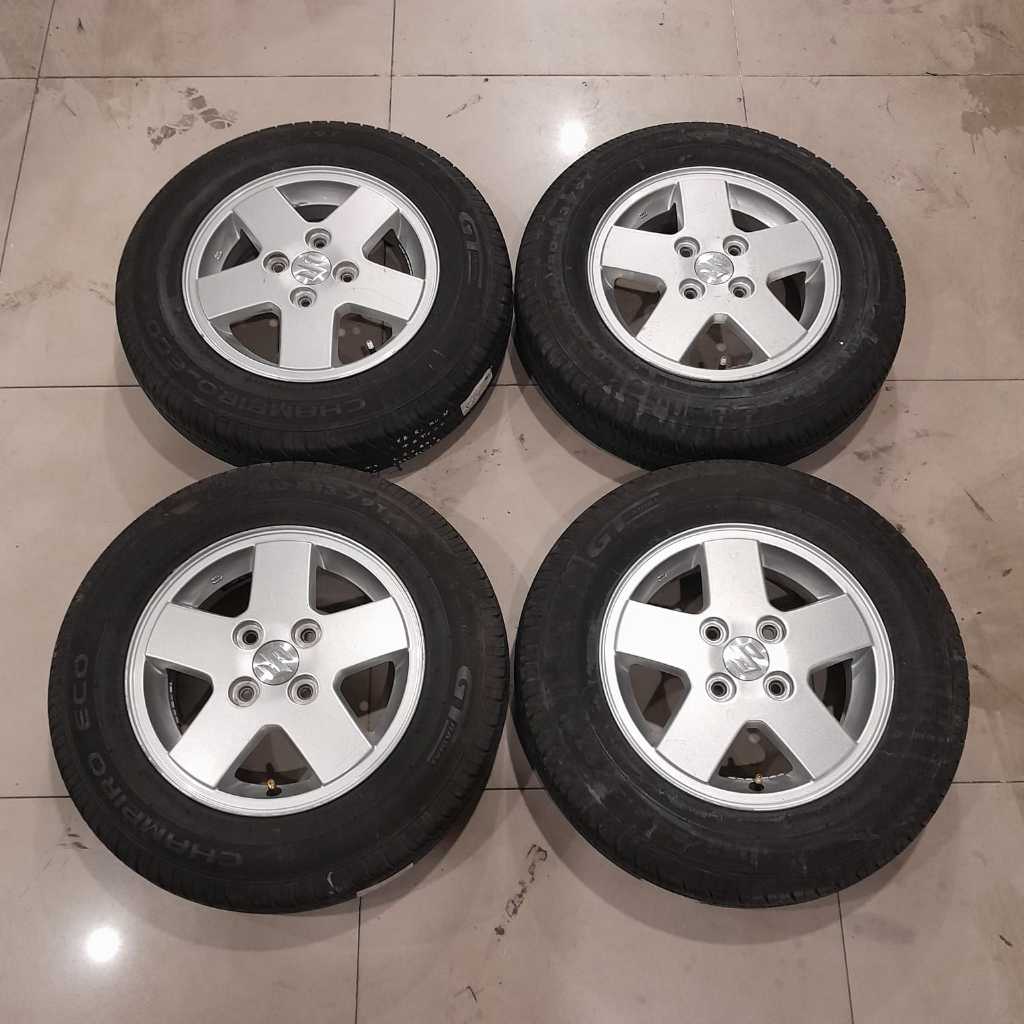 Jual Velg Mobil Bekas Std Karimun Ring 13 Pcd 4x100 + Ban 155/80 R13 ...