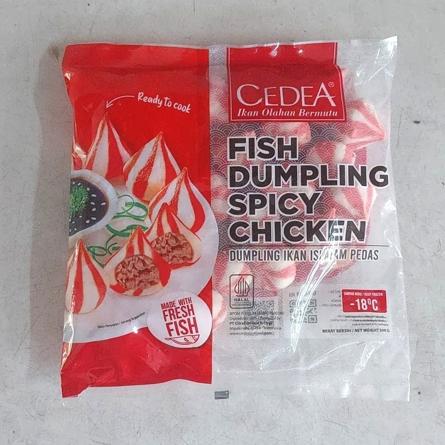 Jual Cedea fish dumpling spicy chicken 500 gr | Shopee Indonesia