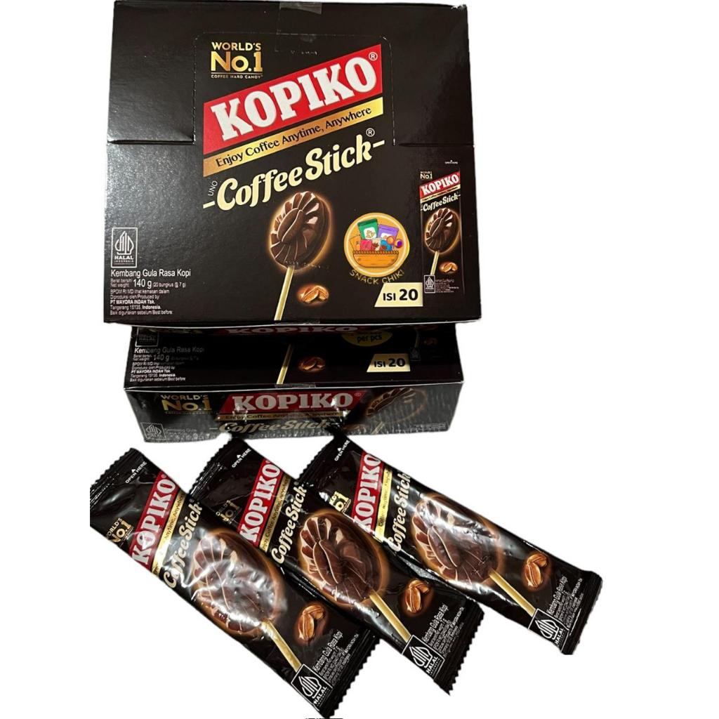 Jual Permen Kopiko Coffee Stick 1 Pack Isi 20 pcs | Shopee Indonesia