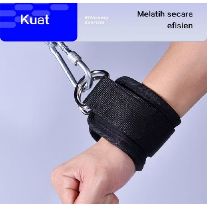 Jual Ankle Hook strap Fitness Support gym D-Ring Pull | Shopee Indonesia