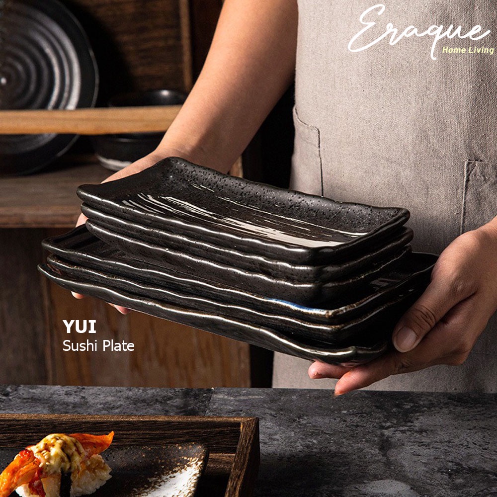 Jual Promo 24 Jam Yui Japanese Sushi Plate Piring Saji Makan Sushi ...