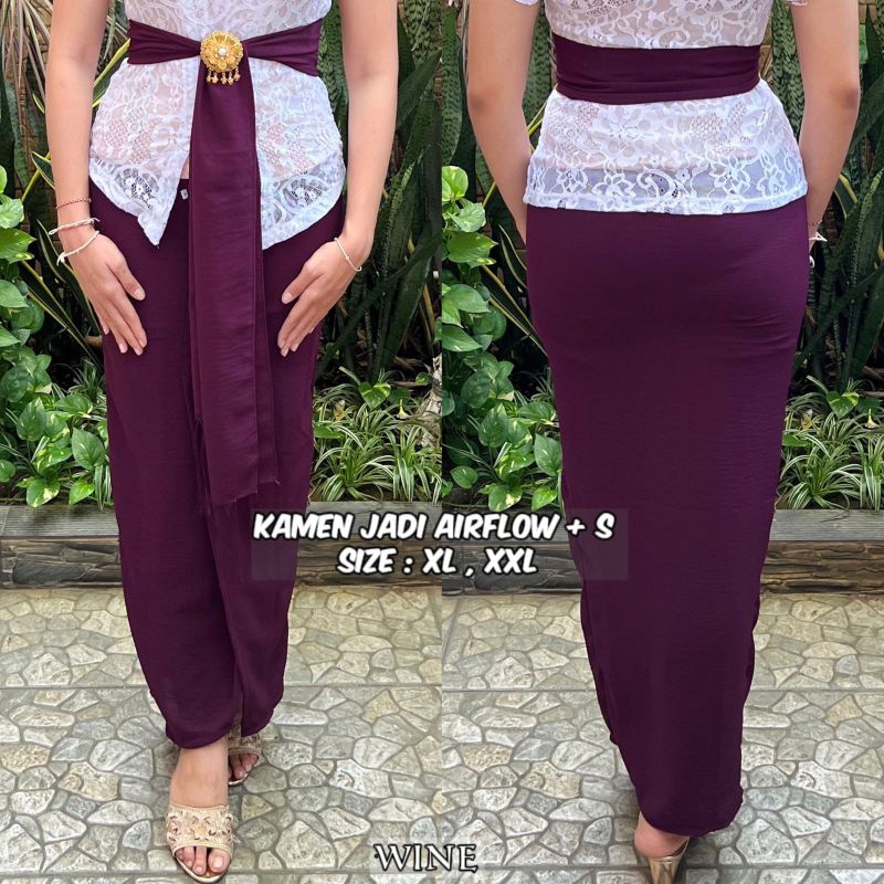 Jual Set rok bali Kamen polos dan selendang | Shopee Indonesia
