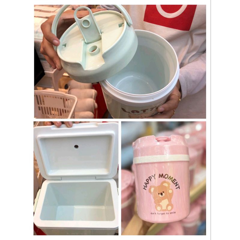 Jual miniso big sale termos / ice bucket 1000ml dan 2300ml | Shopee ...
