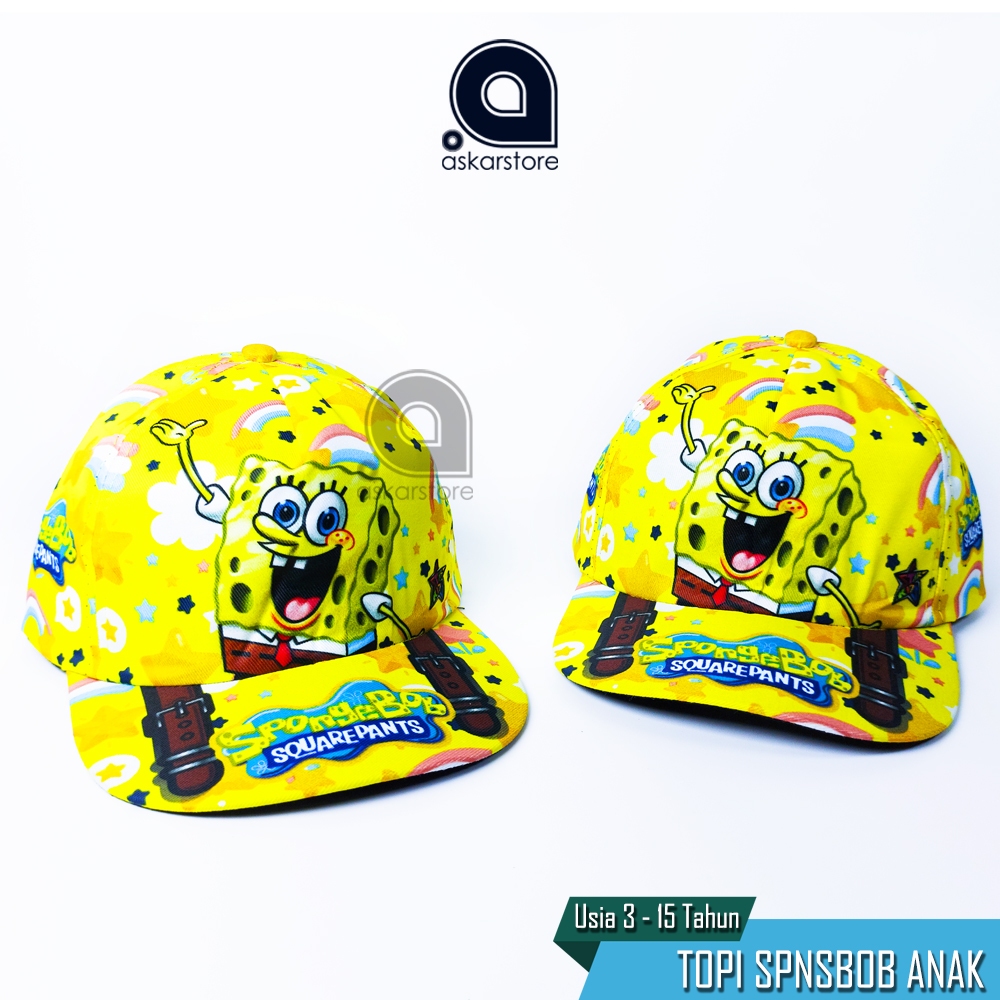 Jual Topi Anak Laki Laki Perempuan Model Print Lucu Usia 3 - 15 Tahun ...