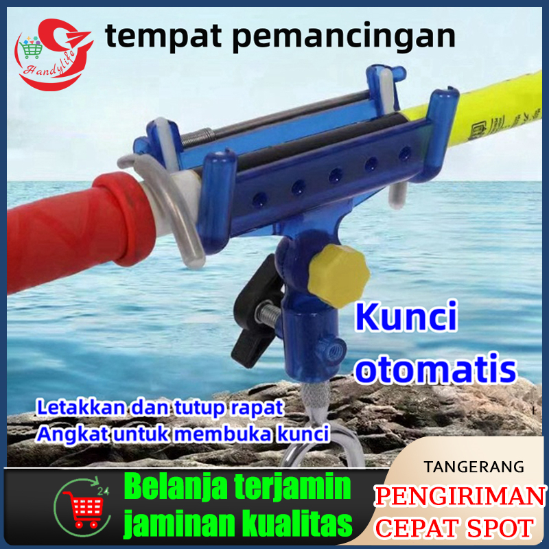 Jual Otomatis Bracket Dudukan Joran Pancing Adjustable 360 Derajat ...