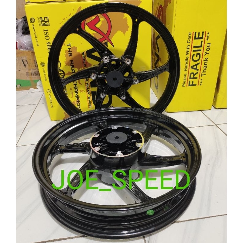 Jual VELG VND SIX STAR NINJA RR RING 17 UK 215 300 SET DEPAN BELAKANG ...