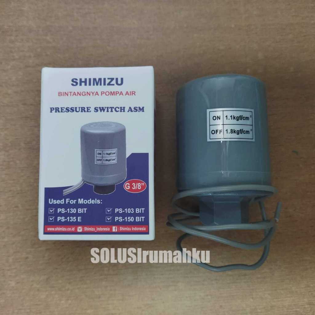 Jual Otomatis Pompa Air 3/8" SHIMIZU Asli ORI Lubang Besar Pressure ...