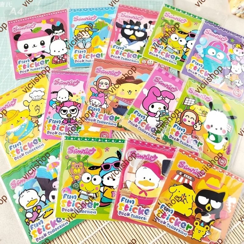 Jual Stiker Buku [ 1 Pak Isi 25 Pcs ]/Fun Sticker Book Collection ...