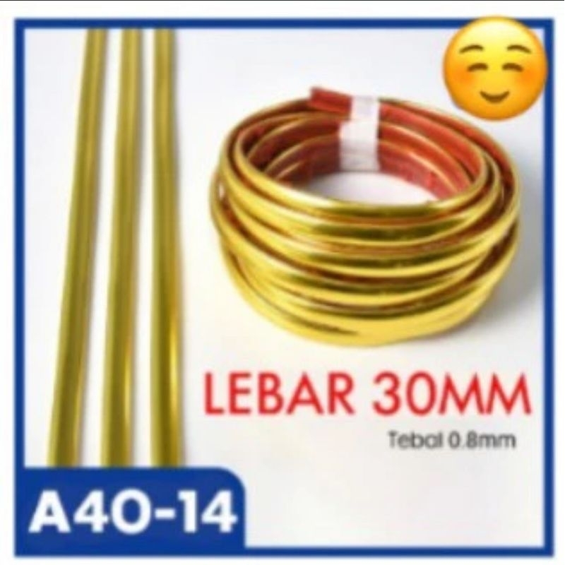 Jual Strip List Dinding Gold | Shopee Indonesia