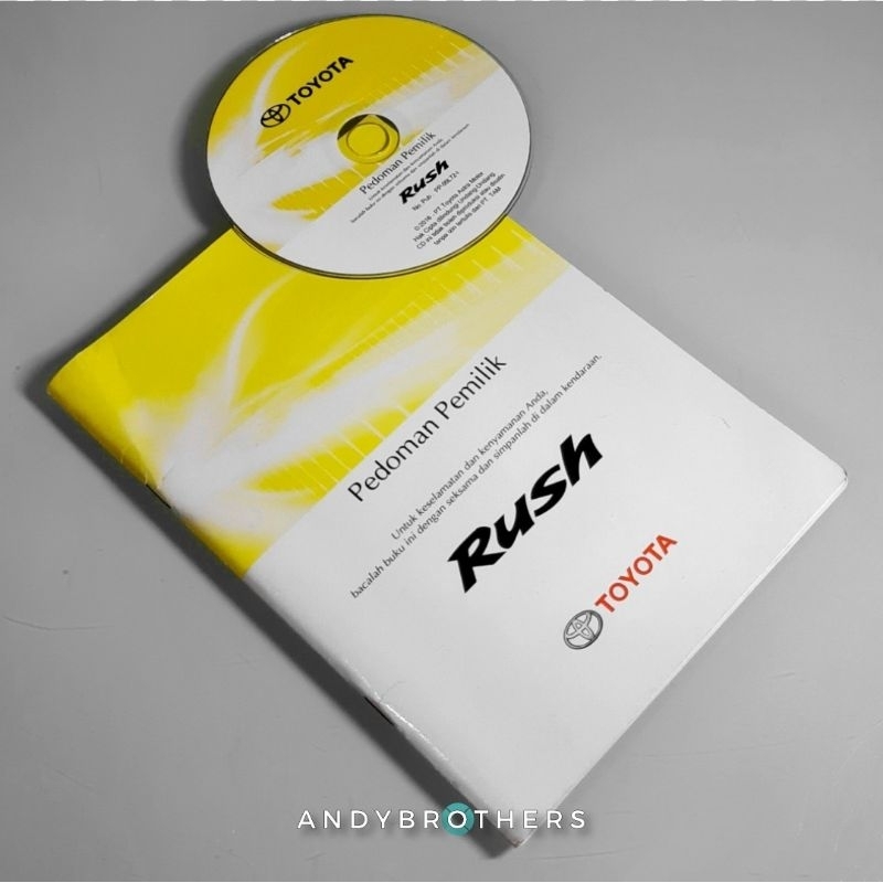 Jual Buku Manual Book Pedoman Pemilik Mobil Toyota RUSH Gen-1 FACELIFT ...