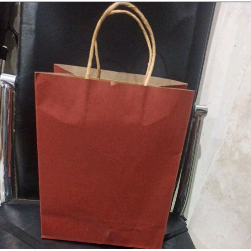 Jual tas kertas bertali produk dari MR DIY warna merah | Shopee Indonesia