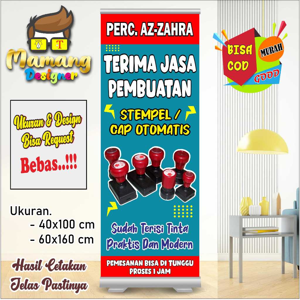 Jual Custom banner Spanduk MMT Spanduk Pembuatan Stempel Bagus Murah bb ...