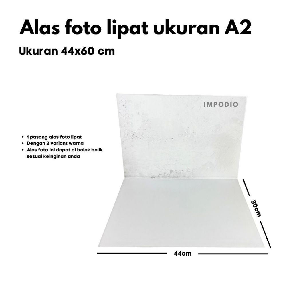 Jual IMPODIO Alas Foto Lipat A2 Motif Clean Look - Background Backdrop ...