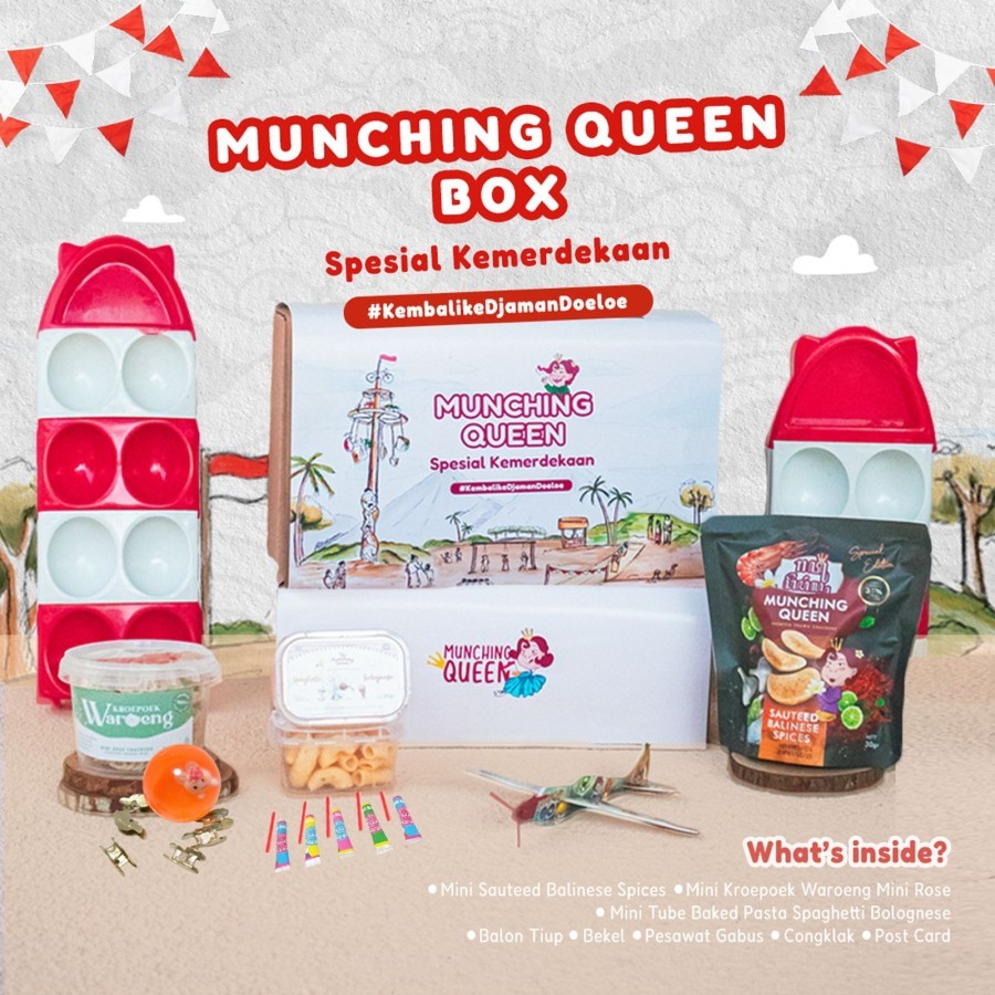 Jual Munching Queen Special Box Kemerdekaan (Kembali Ke Djaman Doelo ...