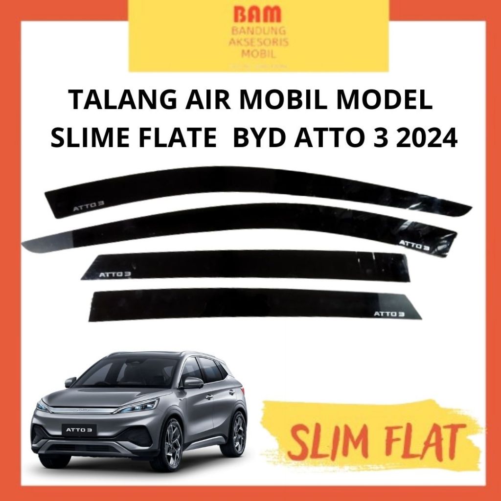 Jual Talang Air Model Flate BYD ATTO 3 2024 | Shopee Indonesia
