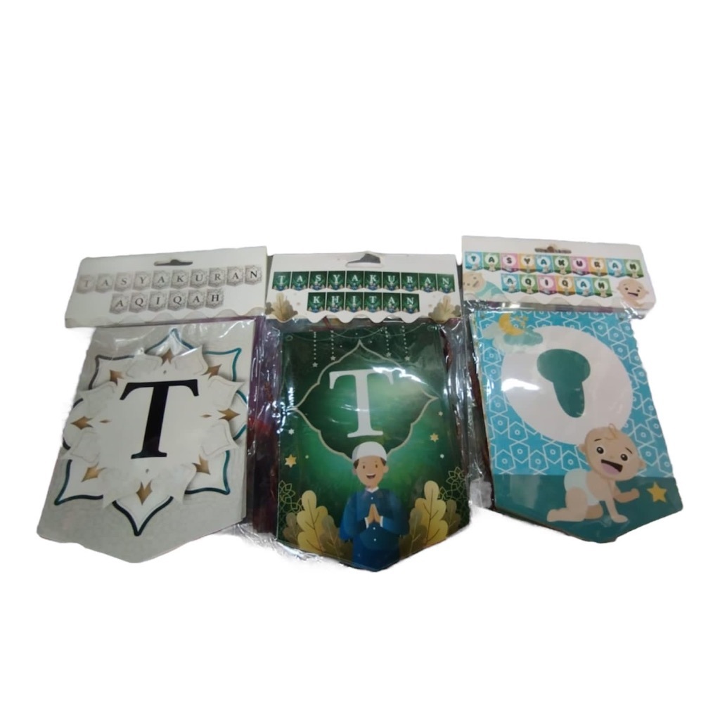 Jual Banner dekorasi lahiran anak syukuran / tasyakuran aqiqah khitan ...