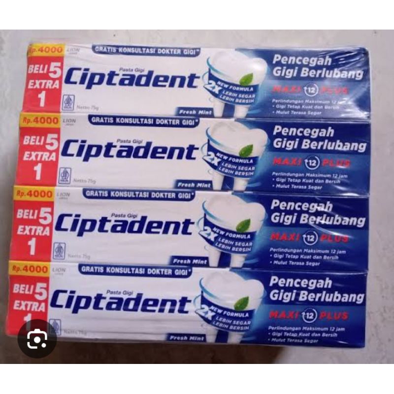 Jual pasta gigi ciptadent 120 gram eceran satuan | Shopee Indonesia