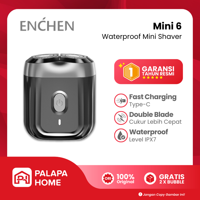 Jual Enchen Mini 6 Portable Travel Shaver Electric Waterproof Pencukur ...