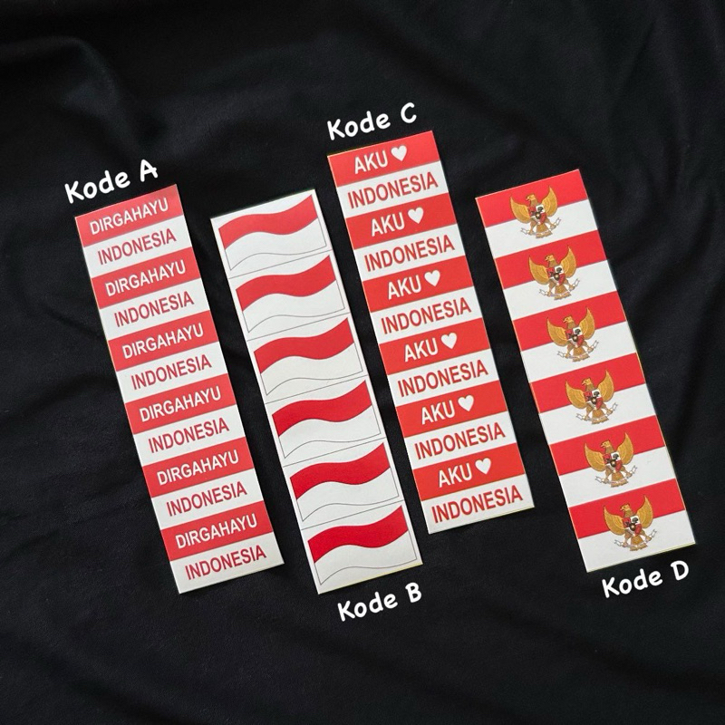 Jual Sticker Pipi Hut RI - Dirgahayu Indonesia isi 5pcs | Shopee Indonesia