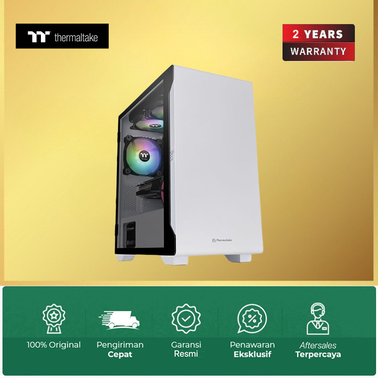 Jual Casing Thermaltake S100 TG Snow - Micro ATX | Shopee Indonesia