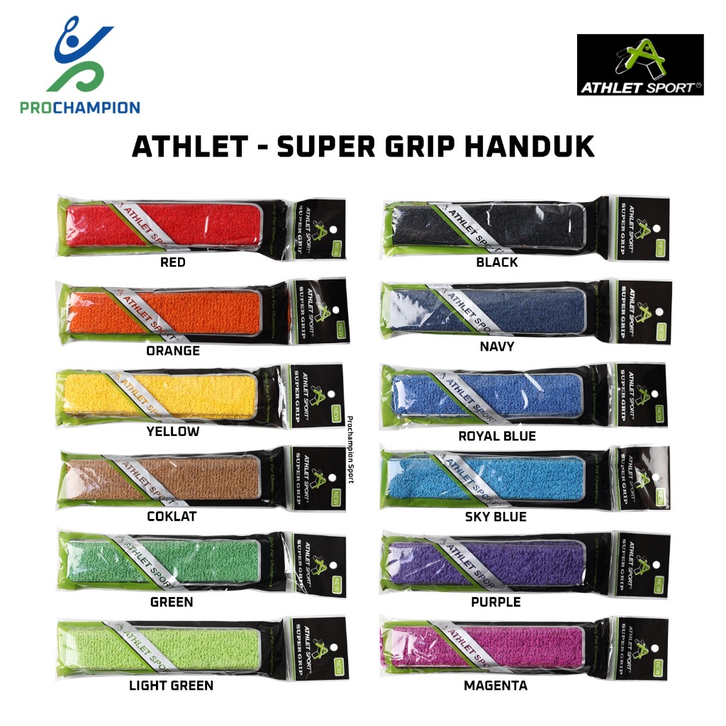 Jual New ! Grip Handuk Badminton ATHLET Super Grip | Shopee Indonesia