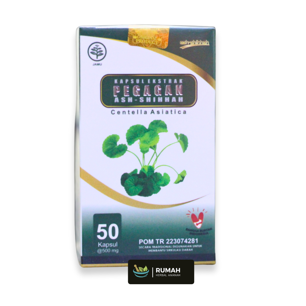 Jual Kapsul Ekstrak Pegagan Ash Shihhah BPOM Ash Shihah 50 kapsul | Shopee Indonesia