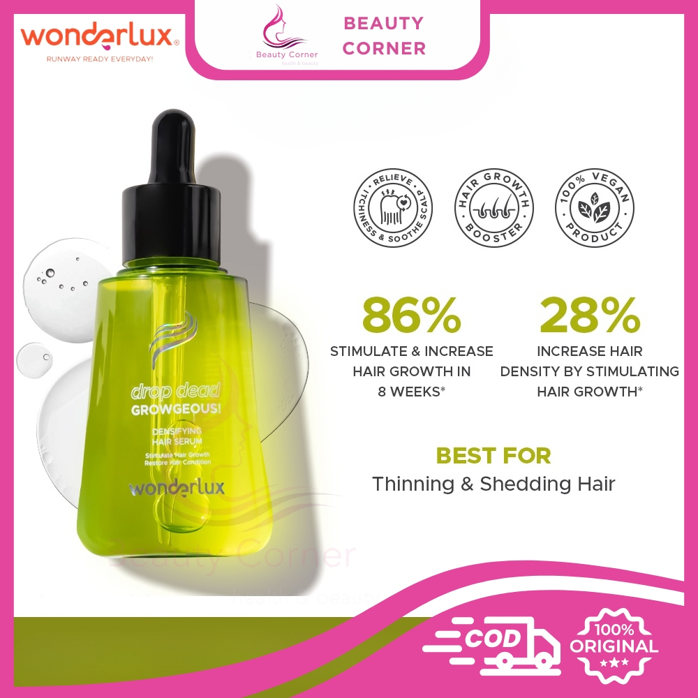 Jual Wonderlux Drop Dead Growgeous Densifying Hair Serum Hair Growth ...
