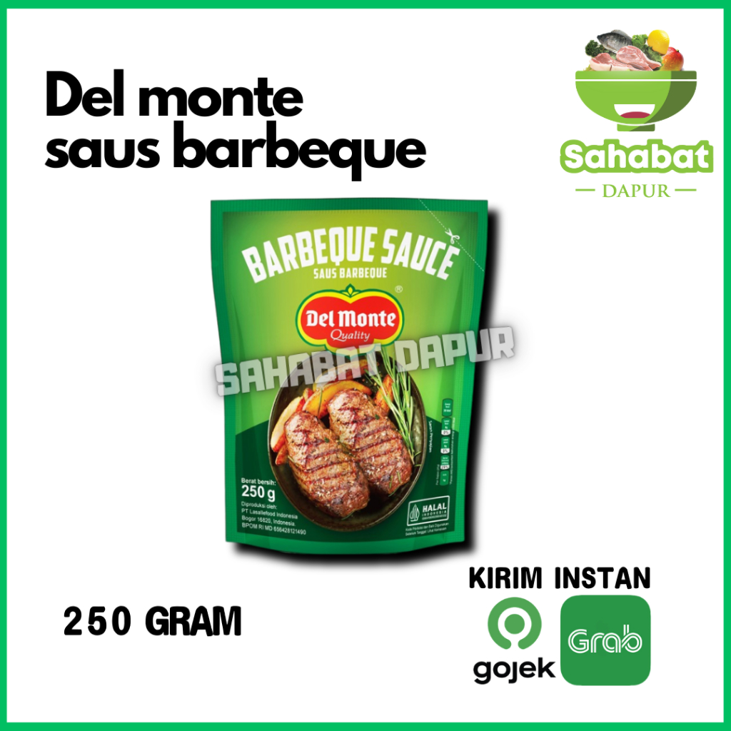 Jual Saus Barbeque / Del Monte Barbeque Sauce 250gr - SAHABATdapur ...