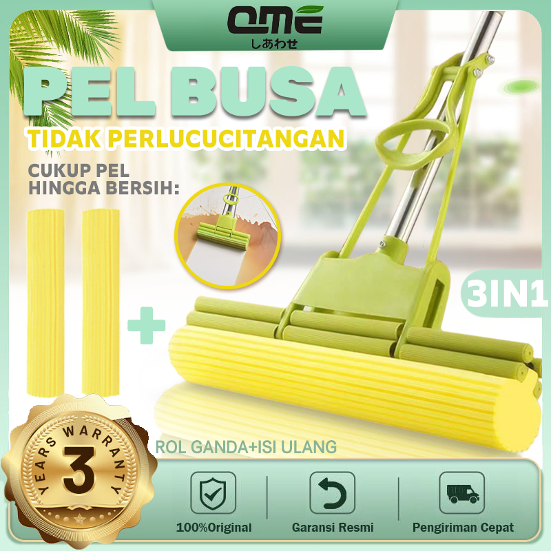 Jual QME Mop Busa Serbaguna Sapu Pel Mop Alat Pembersih Lantai ...