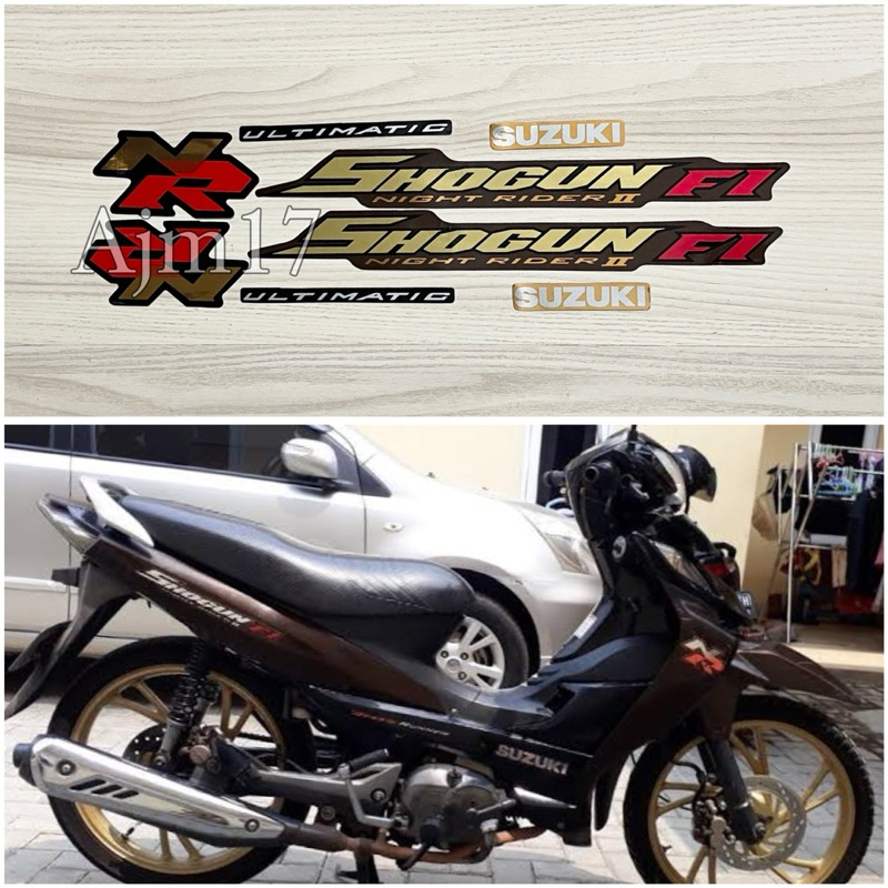 Jual STIKER STRIPING MOTOR SUZUKI SHOGUN FI NR | Shopee Indonesia