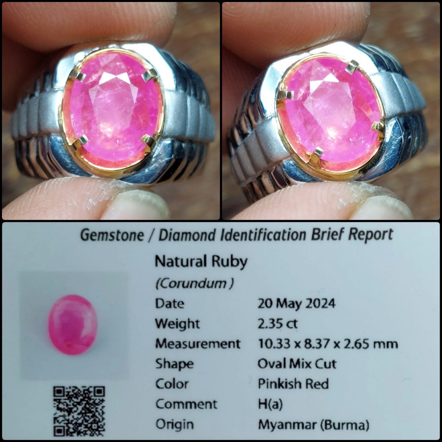 Jual Natural Ruby Burma Cutting Big Table Crystal Batu Pemata Mulia ...