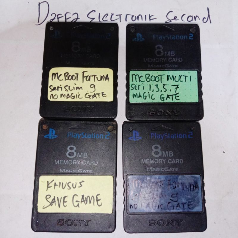 Jual mc boot ps2 | mcbot PS2 slim dan fat / memory card ps2 / memori ps2 / MMC PS2 | mcboot PS2 ...