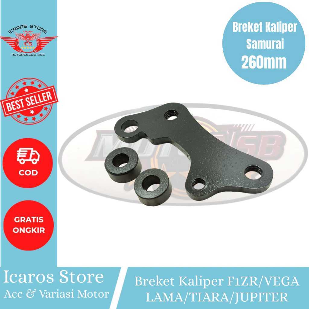 Jual Breket Kaliper Samurai 2 Piston F1ZR VEGA LAMA TIARA JUPITER Piringan 260MM | Shopee Indonesia